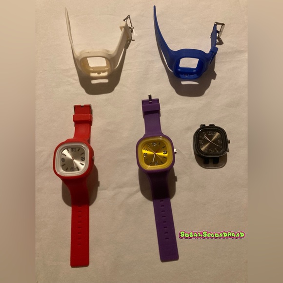 teezee | Accessories | Teezee Watch Collection 4 Bands With 3 ...